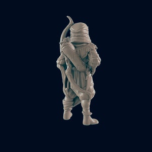 Human Male Woodsman EC3D Dnd Male Villager Ranger Druid Guard 32mm ...