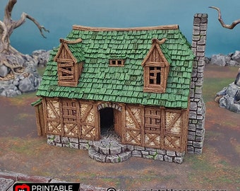 French Farmhouse Ruins Time Warp Wargaming Terrain Scatter D&D Dnd ...