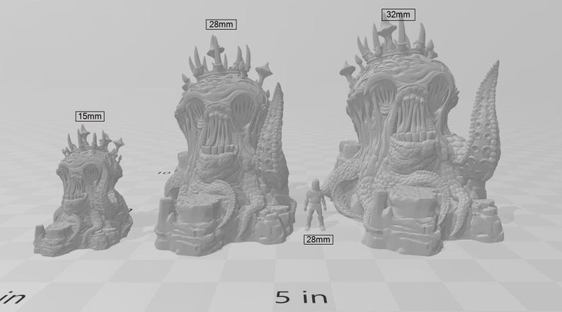 Gloom Creeper - Printable Scenery | Dnd | Clorehaven | Cave | Dungeon ...