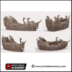 The Undead Fluyt the Lost Ships, Dnd 5E, Pathfinder 2E 15mm 28mm 32mm ...