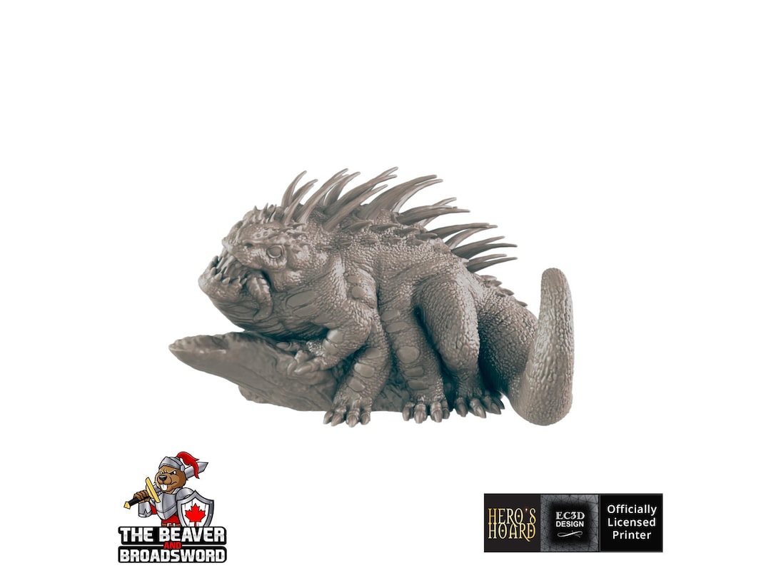 Basilisk | Dnd Premium Resin Miniature, Durable and Tough for Your ...