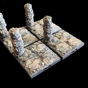 Magnetic Dungeon Tiles Starter Set - Cave Theme | Hand Painted | Fat ...
