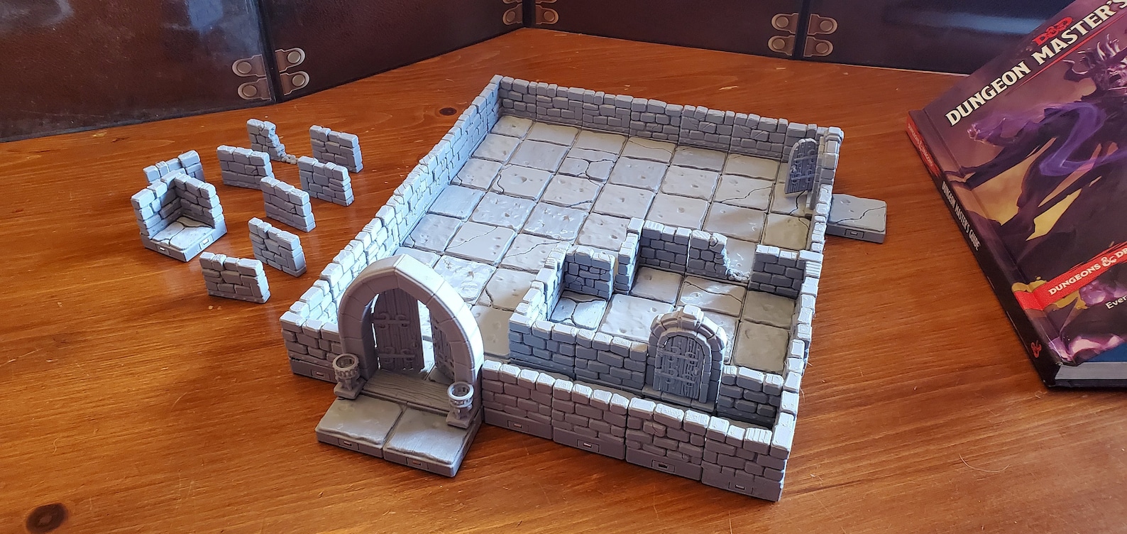 MAGNETIC Dungeon Tiles - Dragon's Rest Kits and Expansions - 1.5" Scale ...