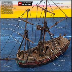 The Brig - the Lost Ships, Dnd 5E, Pathfinder 2E 15mm, 28mm, 32mm ...