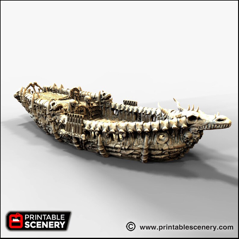 Undead Sloop the Lost Ships Dnd 5E Pathfinder 2E 15mm - Etsy
