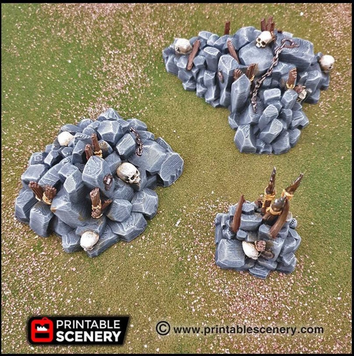 Goblin Barricades - Printable Scenery | Dnd | Fort | Castle | Cover ...