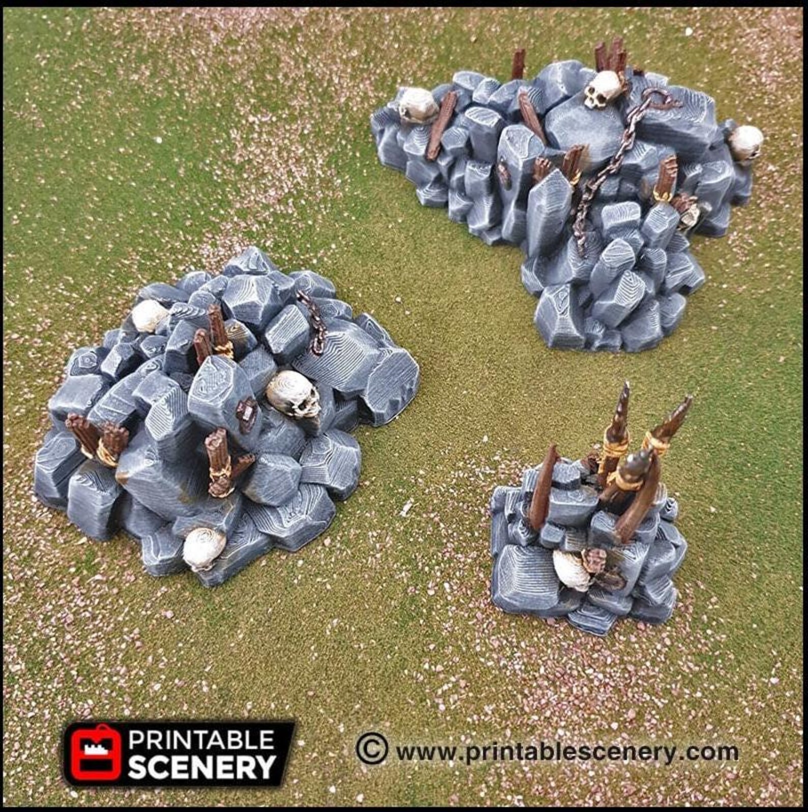 Goblin Barricades - Printable Scenery | Dnd | Fort | Castle | Cover ...