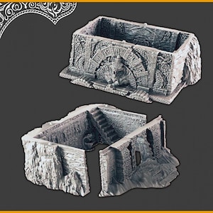 Desert Tomb - DND and Wargaming Terrain, EC3D - Desert Miniatures ...