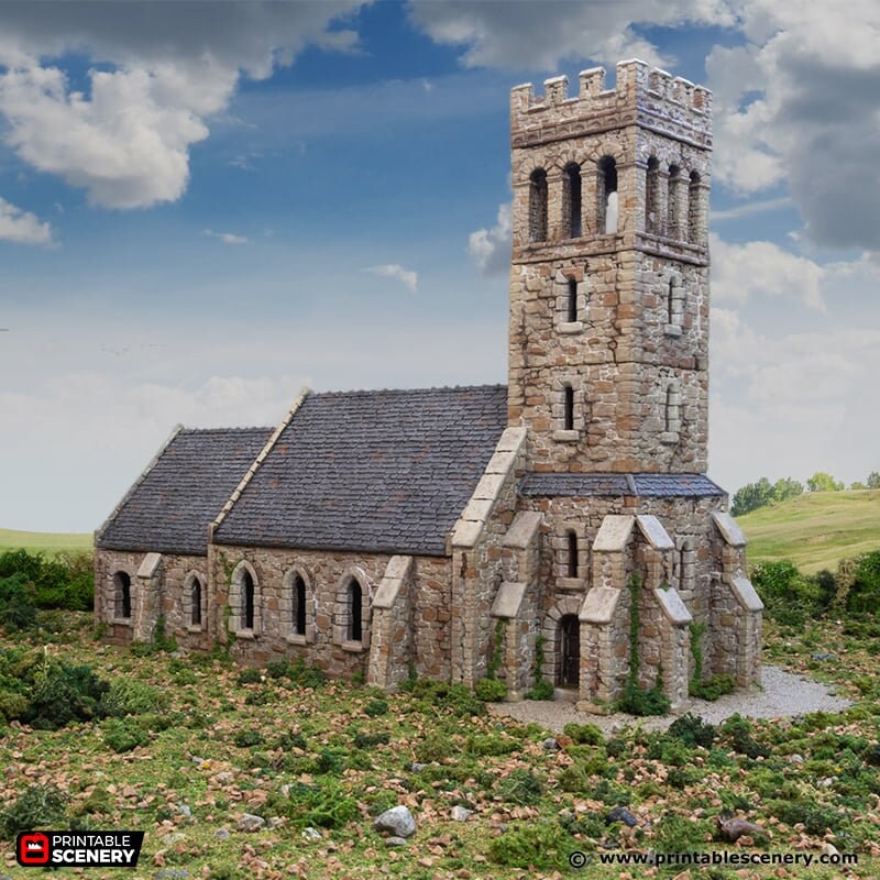 Norman Church King and Country Dnd 5E Pathfinder 2E 15mm - Etsy