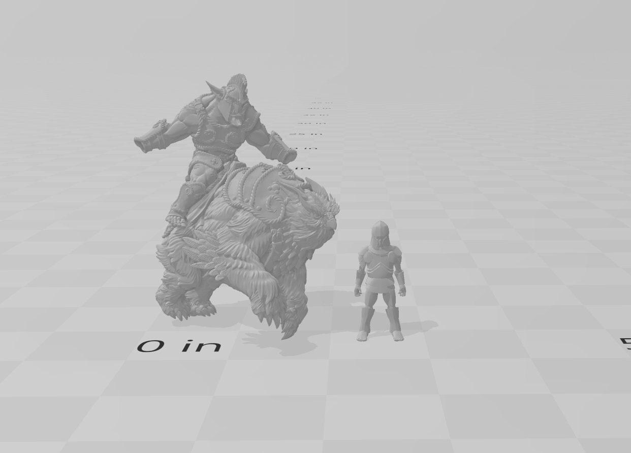 Greatgoblin Owlbear Cavalry Mini Set - Artisan Guild, Dnd | Male ...