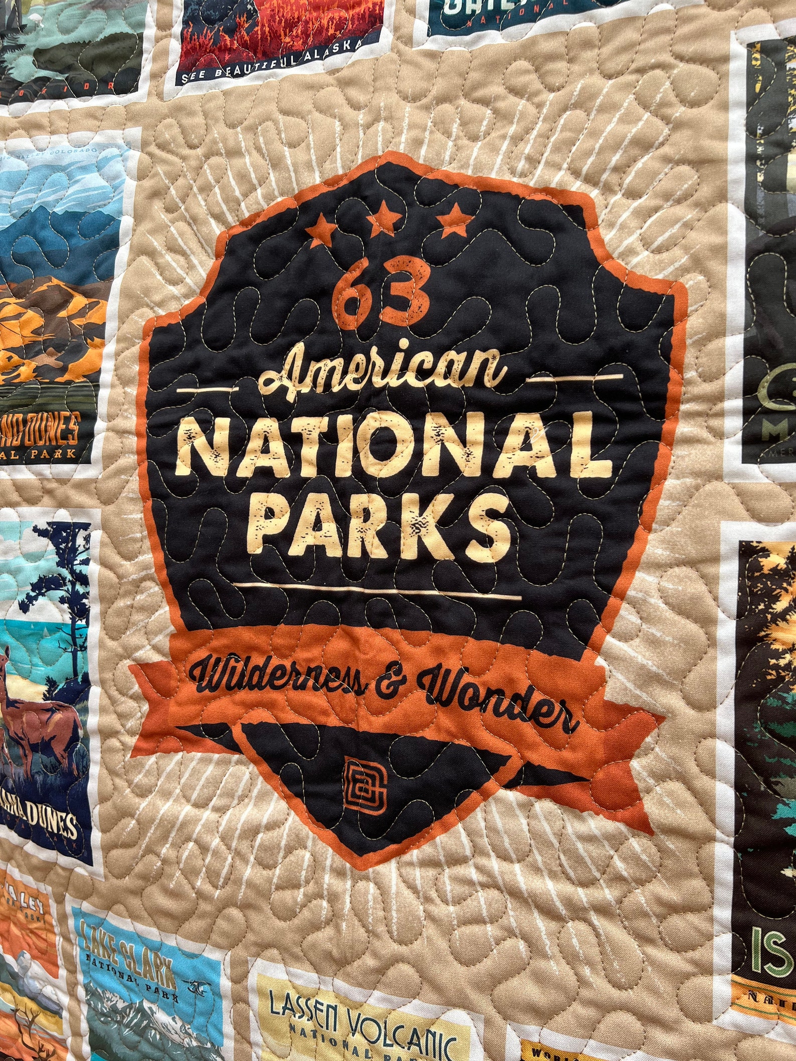 National Parks Quilt - Handmade! - Etsy