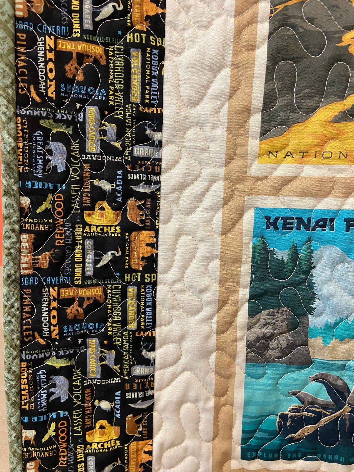 National Parks Quilt Handmade - Etsy