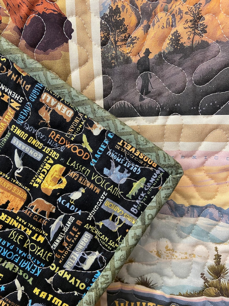 National Parks Quilt - Handmade! - Etsy