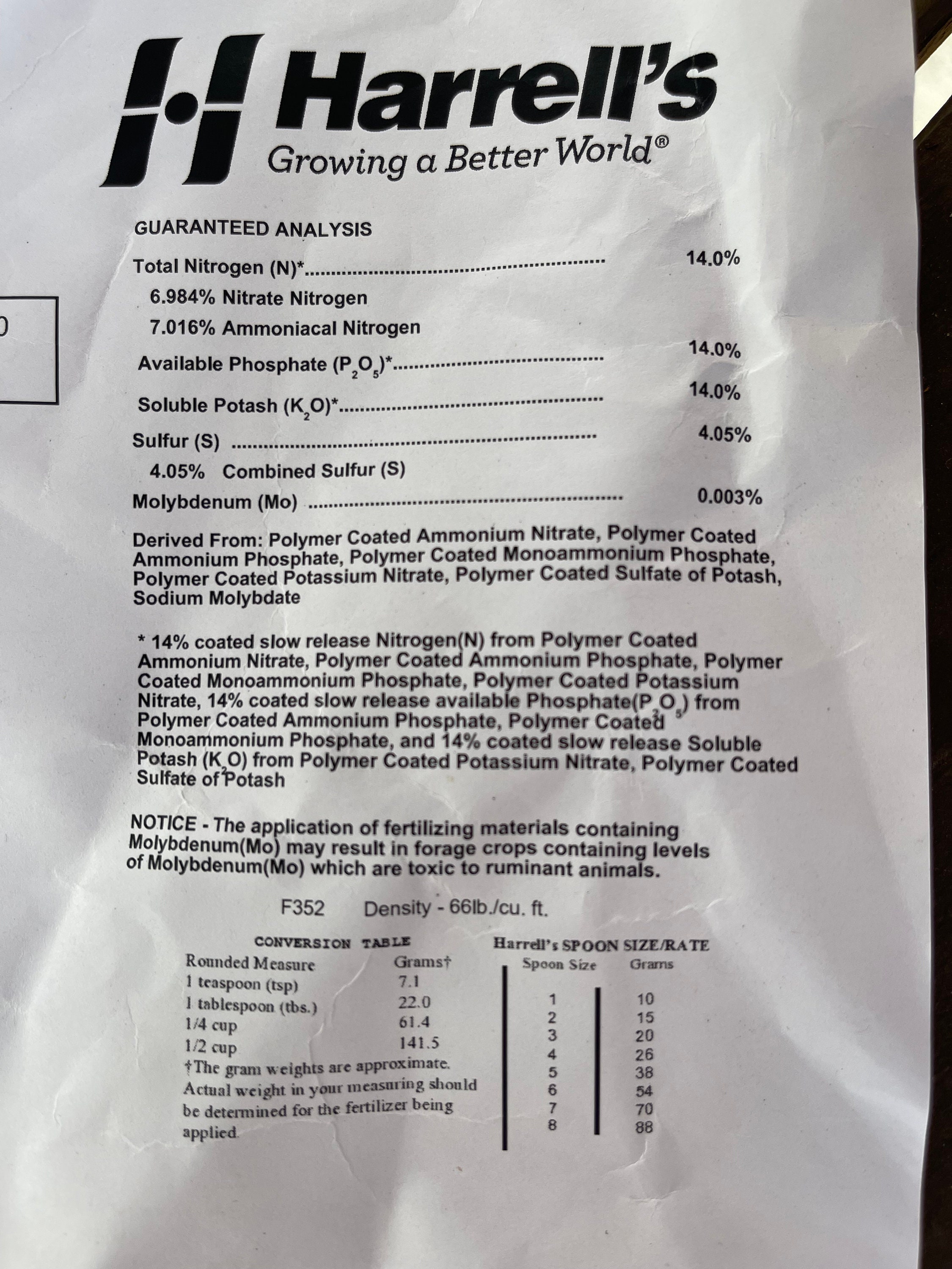 Harrells 14-14-14 Professional Controlled Release Fertilizer - Etsy