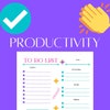 To Do List Printable, Adulting to Do List, Daily Checklist Planner, Productivity Planner ...