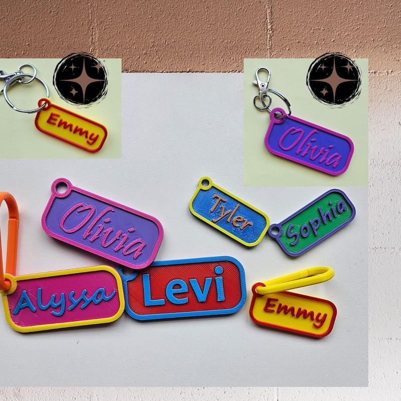 Custom Name Tags - Etsy