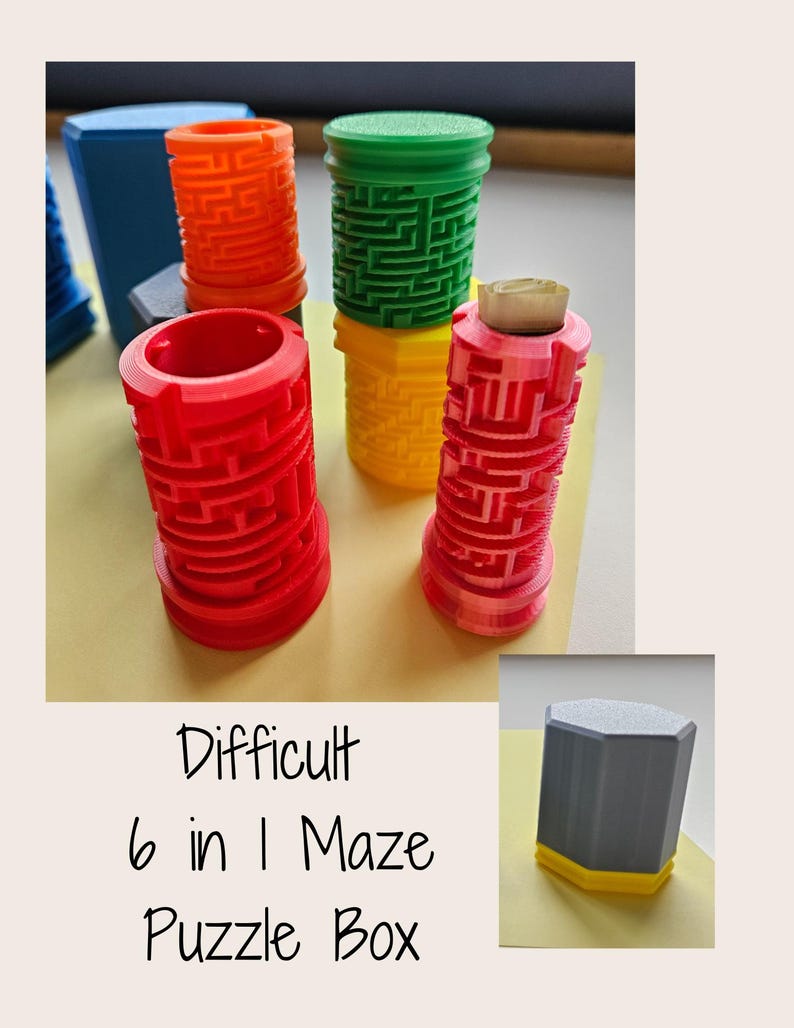 Maze Puzzle Box Russian Doll Maze Annoying Gift Box Puzzle Maze Gift ...