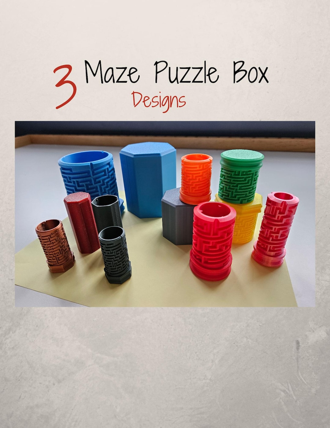 Maze Puzzle Box, Russian Doll Maze, Annoying Gift Box, Puzzle Maze Gift ...