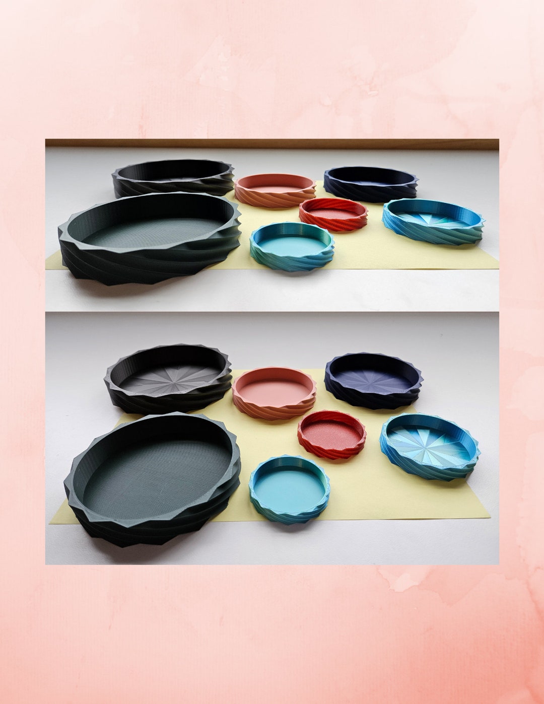 Spiral Plant Tray Indoor Plant Saucer Drainage Tray for Plant Pots 3d ...