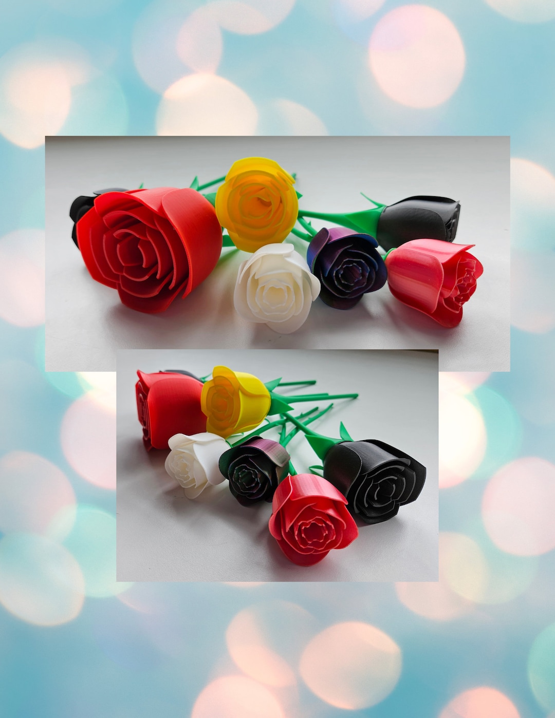 Forbidden Rose, Eternal Love Rose, Roses, 3d Printed Rose, Custom Rose ...