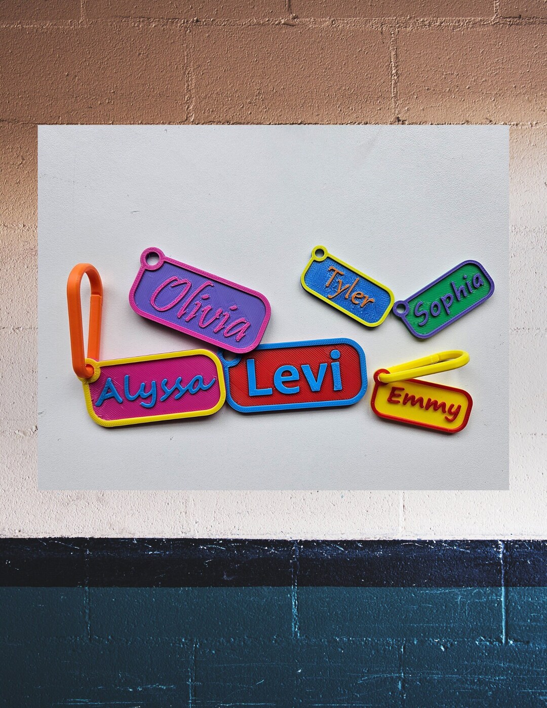 Custom Name Keychain, Personalized Name Keychain, Custom Name Tag ...