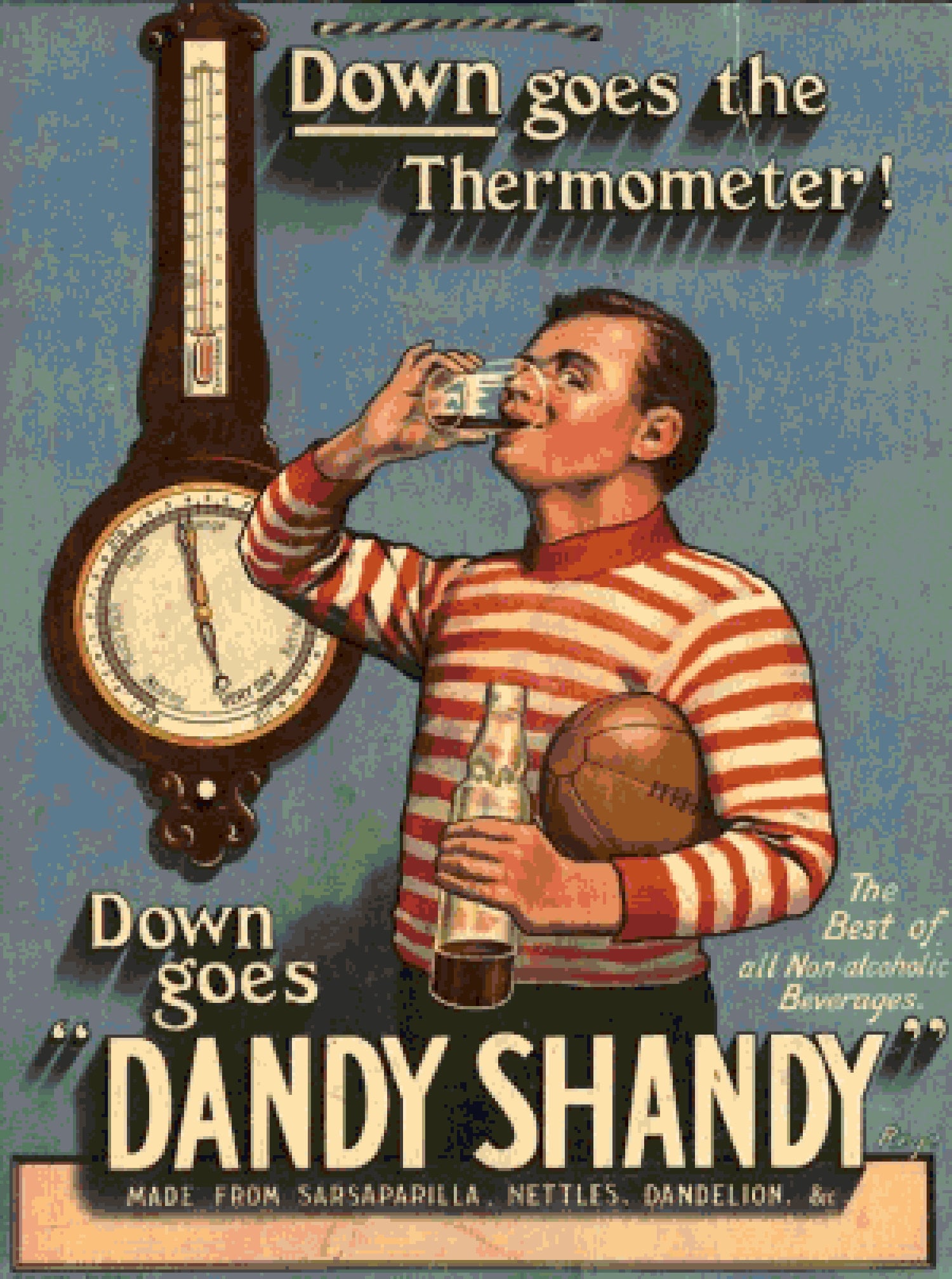 Dandy Shandy Vintage Ad Cross Stitch Pattern PDF Instant Digital ...