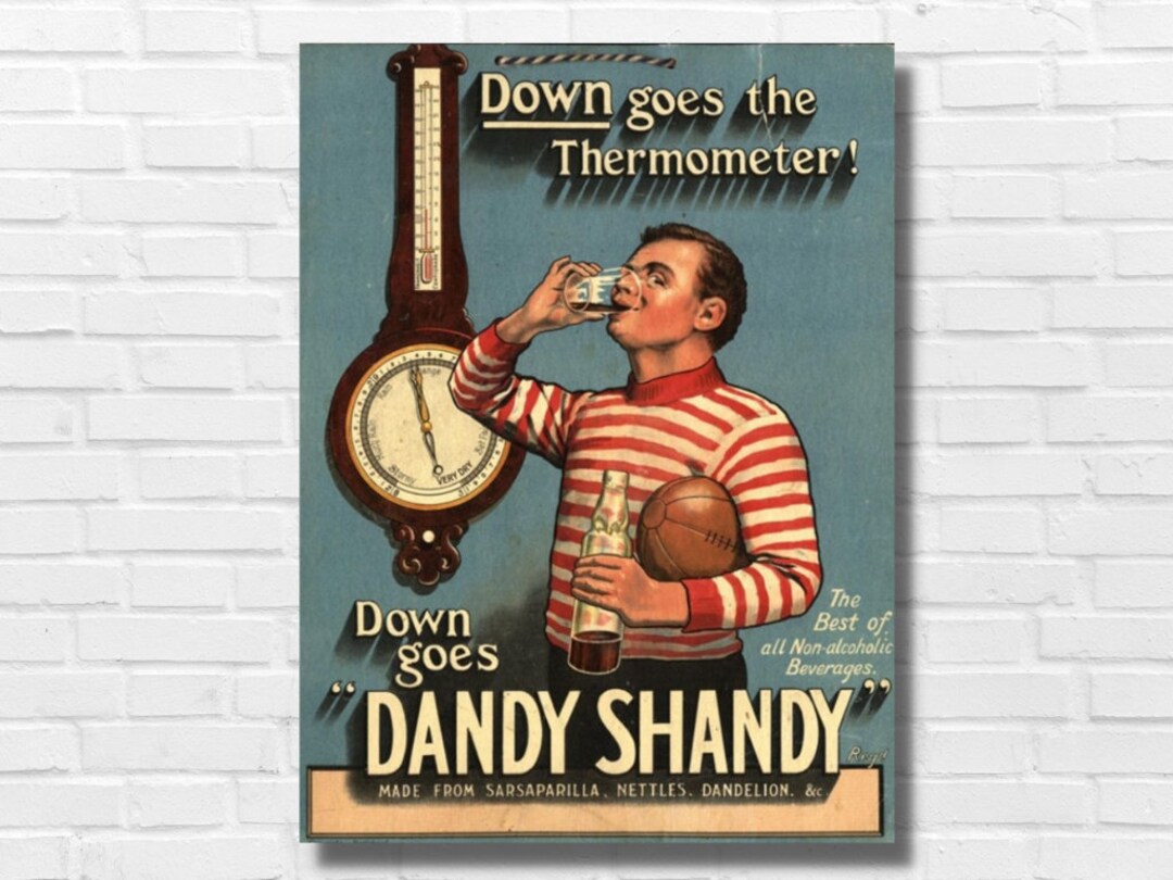 Dandy Shandy Vintage Ad Cross Stitch Pattern - PDF - Instant Digital ...