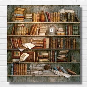 The Library Cross Stitch Pattern - PDF - Instant Digital Download - Etsy