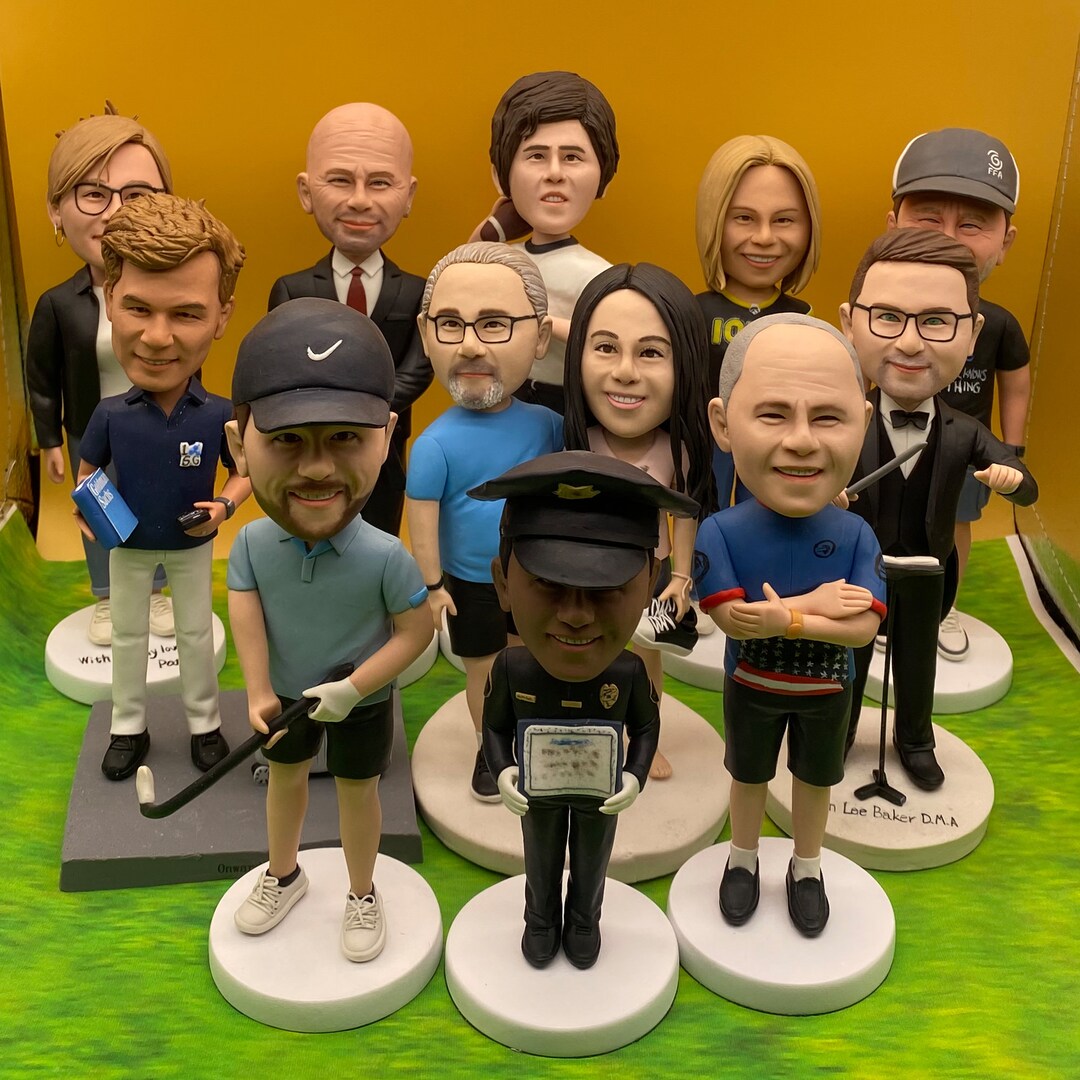 Customized Corporate Group Bobbleheads Office Staff Group - Etsy