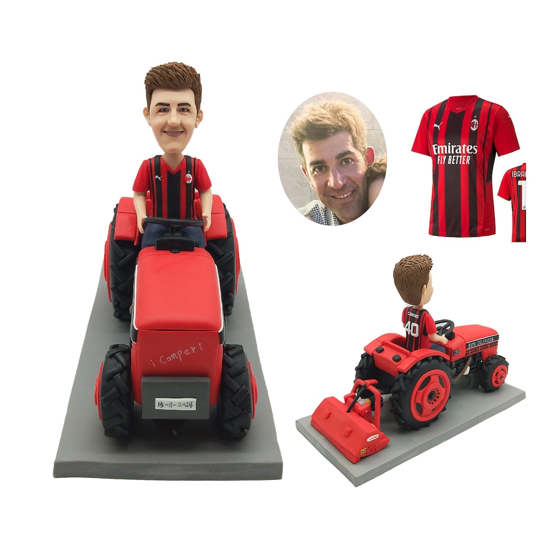 Custom Bobbleheads, Custom Tractor Driving Bobbleheads, Custom 3D ...