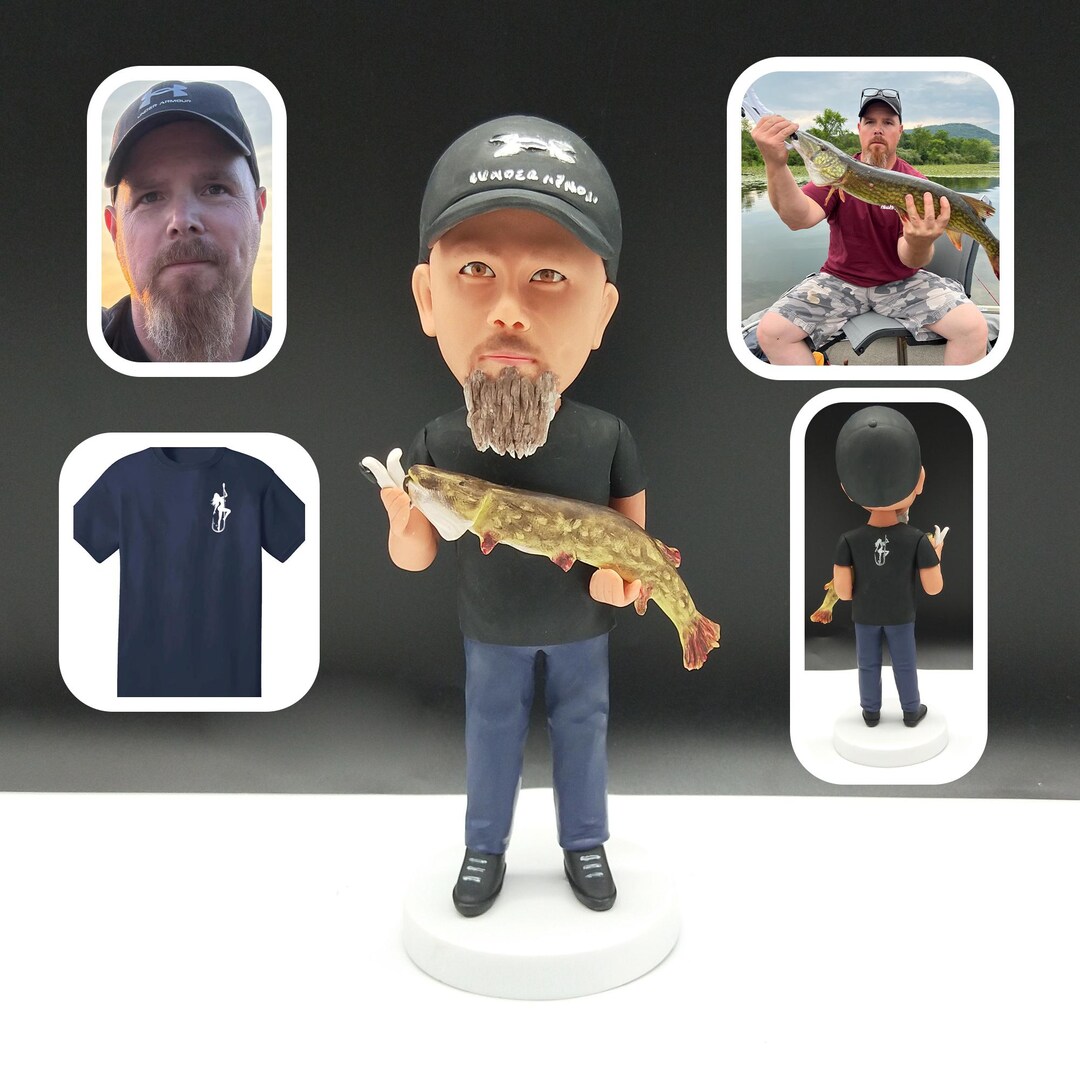 Custom Fishing Bobbleheads, Fisherman Bobbleheads, Fishing Expert ...