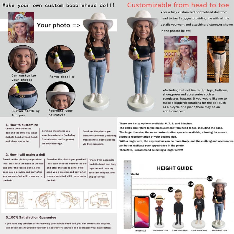 Personalized Custom Bobbleheads, Custom Grandfather Bobbleheads ...