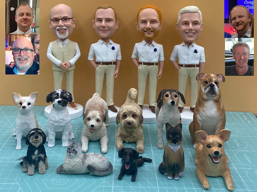 Personalized Bobble Head Doll, Man Avatar Custom Bobble Head Doll ...