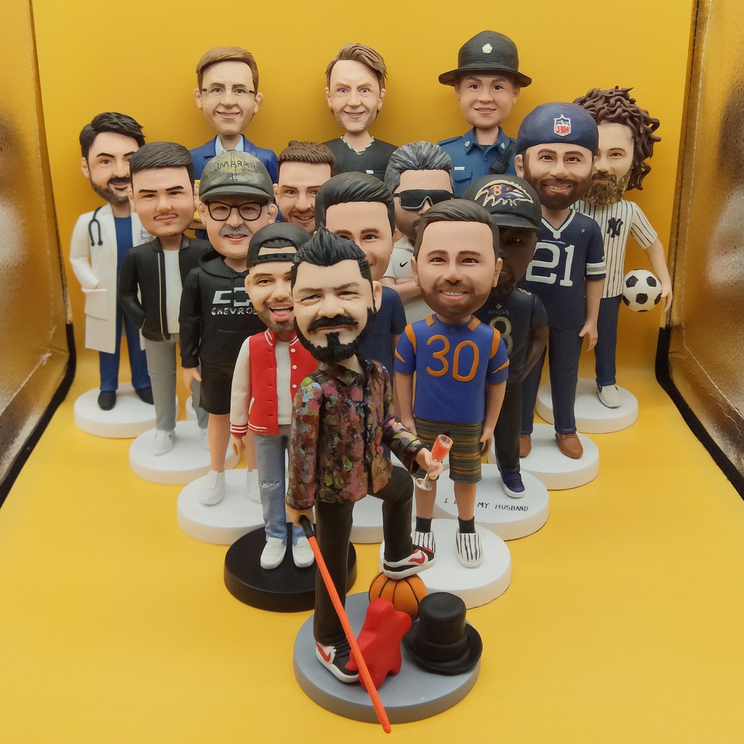 Personalised Bobbleheads Custom Bobbleheads Customise Your - Etsy