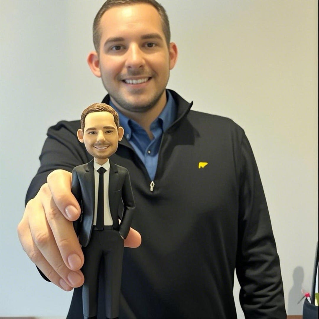 Personalized Custom Bobblehead Doll, Custom Birthday Gift Bobblehead ...