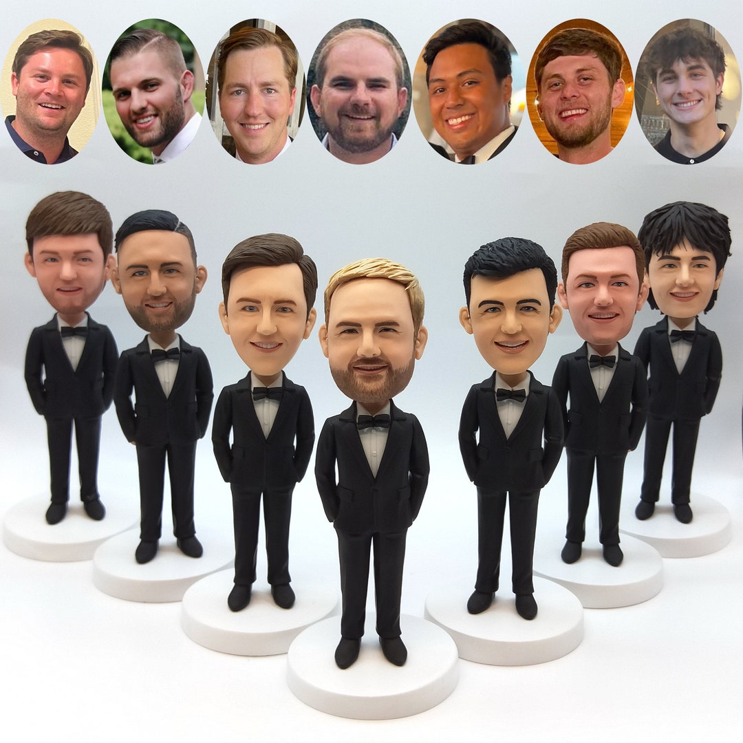 Custom Bobbleheads, Bobblehead Gifts for Best Man, Custom Wedding Best ...