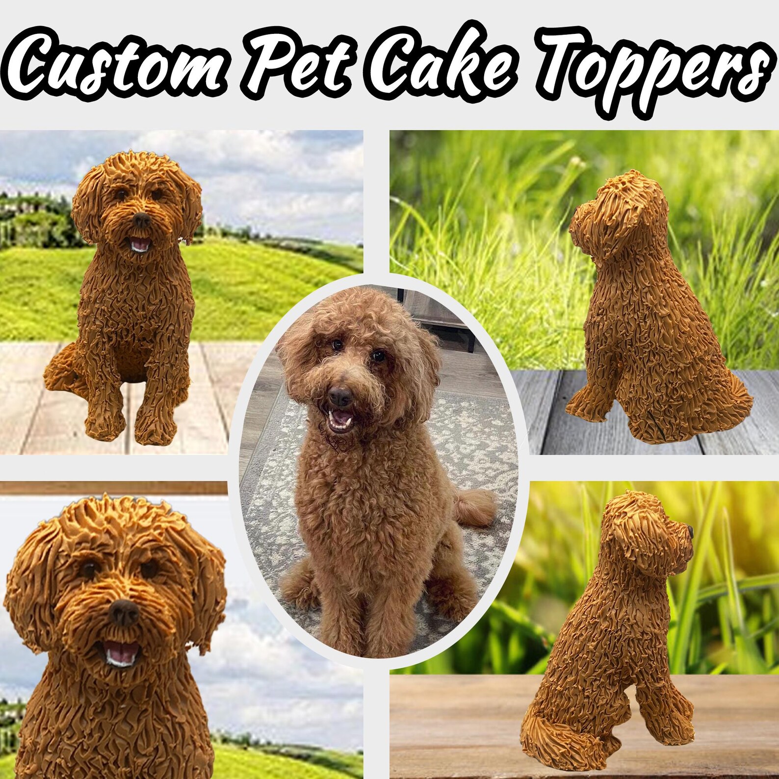 Personalized Custom Pets Dog, Pet Clay Sculpture, Pets Birthday, Pets ...