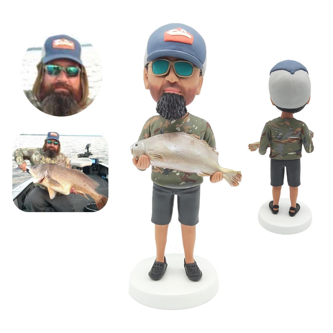 Custom Fishing Bobbleheads, Fisherman Bobbleheads, Fishing Expert ...