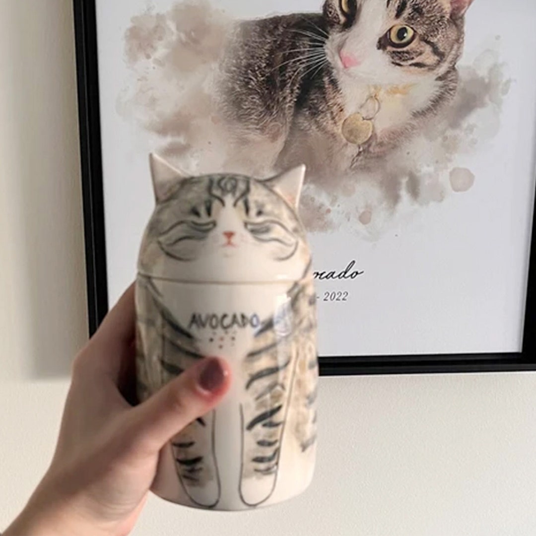 Custom Cat Urns,personalized Cat Urns,custom Pet Urns, Cat Death ...