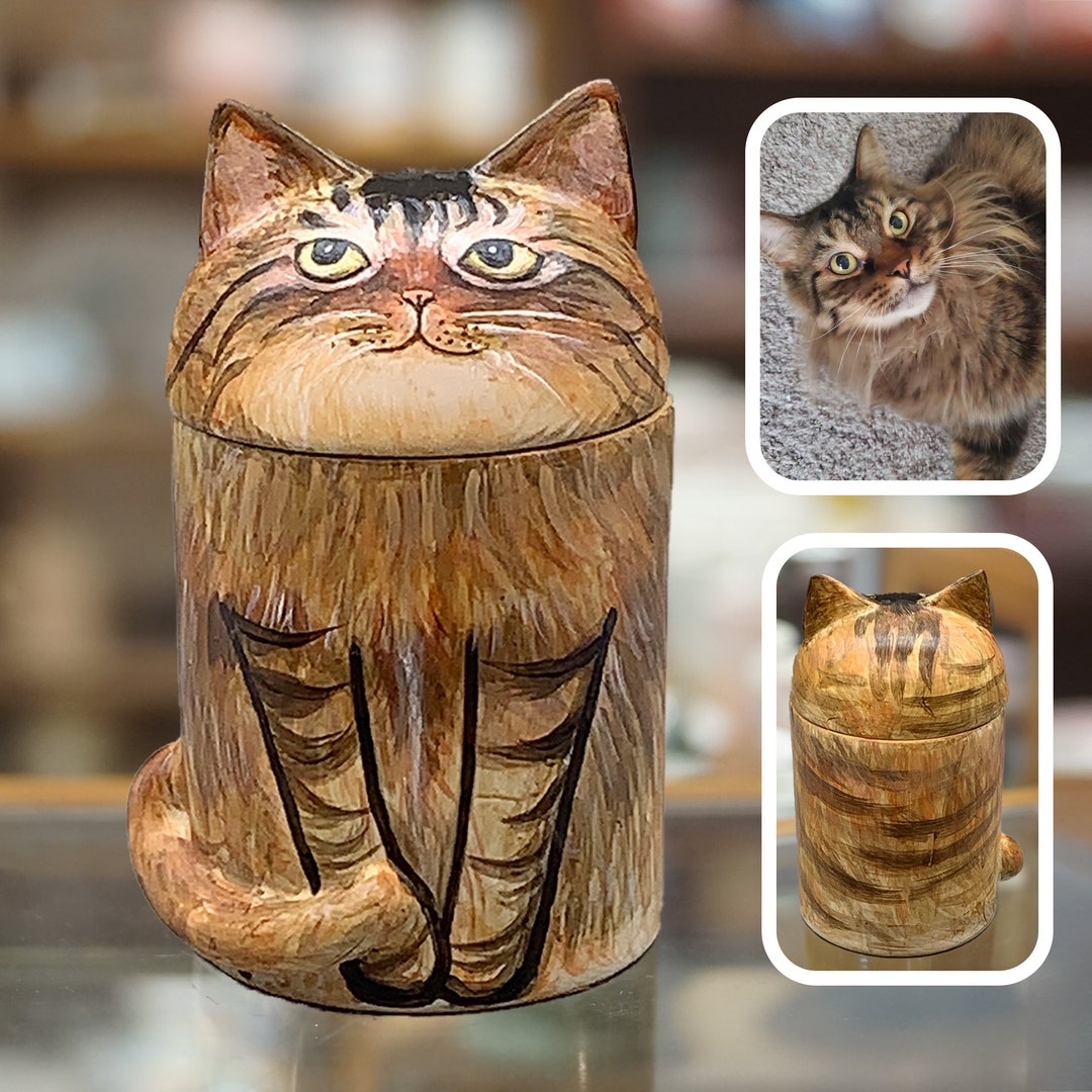 Custom Cat Urns,personalized Cat Urns,custom Pet Urns, Cat Death ...