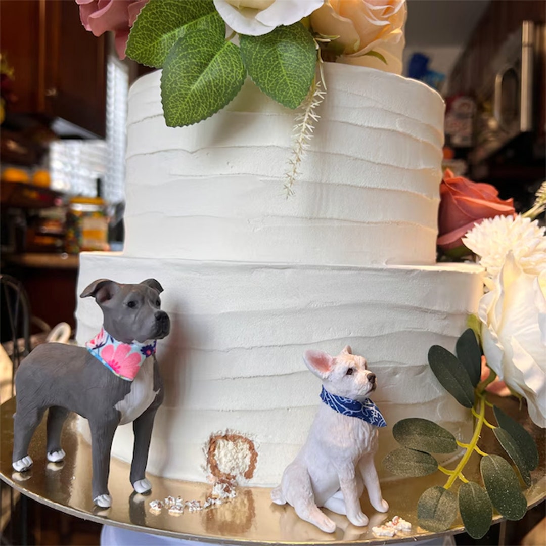 Custom Petsdog，cat Caketopper Miniature, Anniversary Pet,pets Topper ...