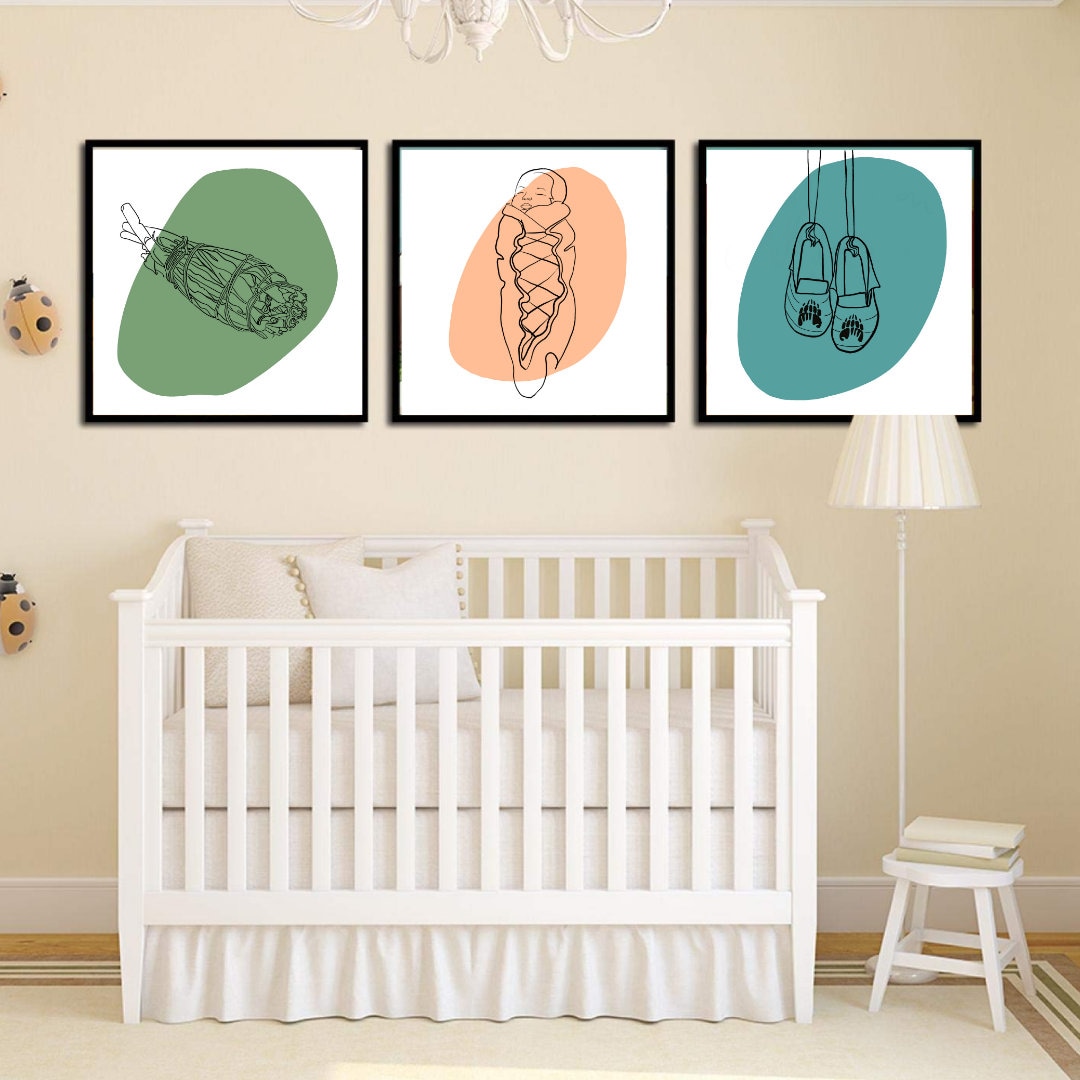 Indigenous Children Art | Indigenous Baby Room | Native Baby Room ...