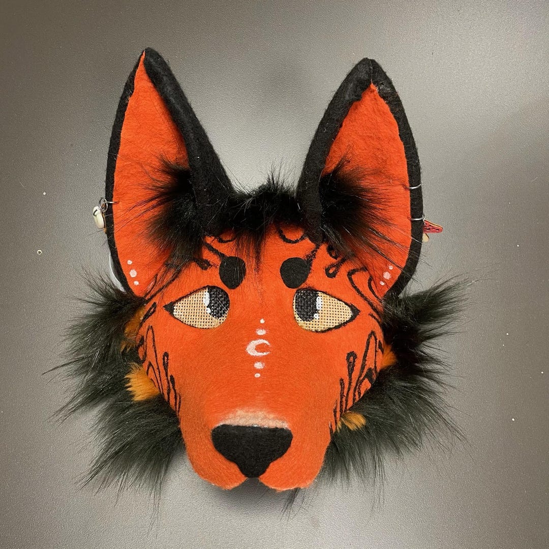 Mythical Fox Therian Mask - Etsy