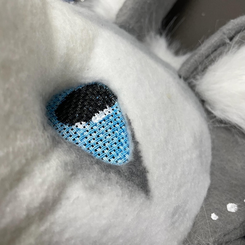Four Eared Arctic Fox Therian Mask - Etsy