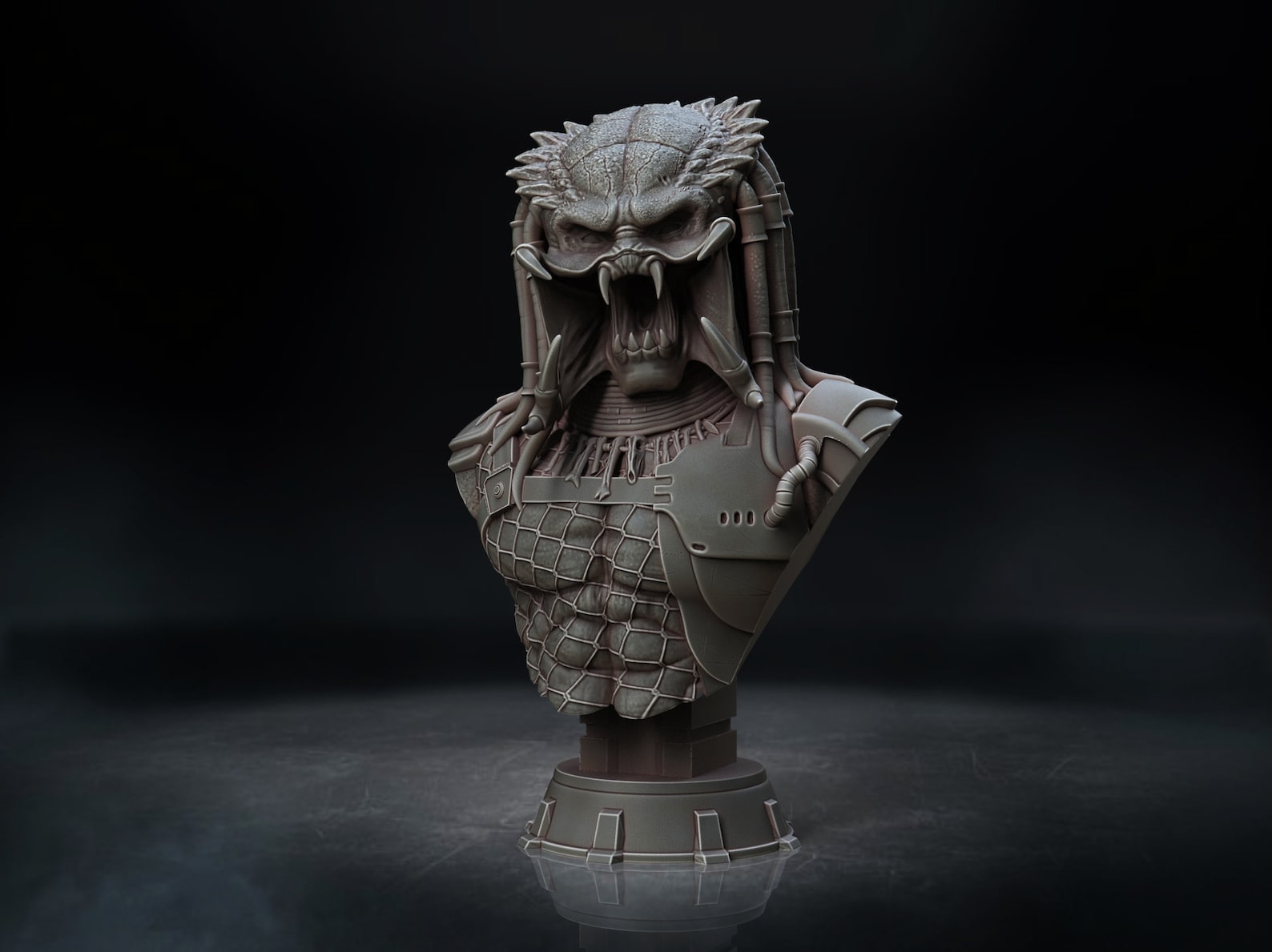 Predator Bust Stl - Etsy