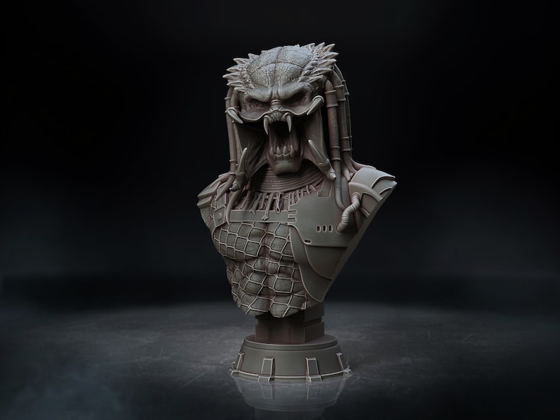Predator Bust Stl - Etsy
