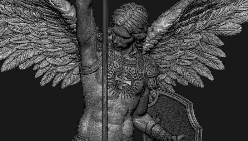 St. Michael Archangel-stl File-3d Print - Etsy