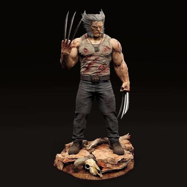 Logan Wolverine & Bust - Etsy