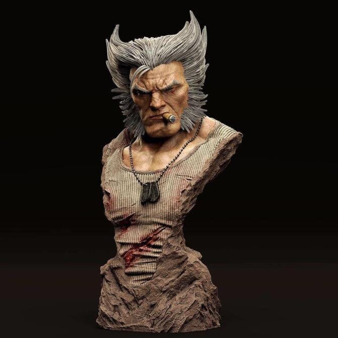 Logan Wolverine & Bust - Etsy