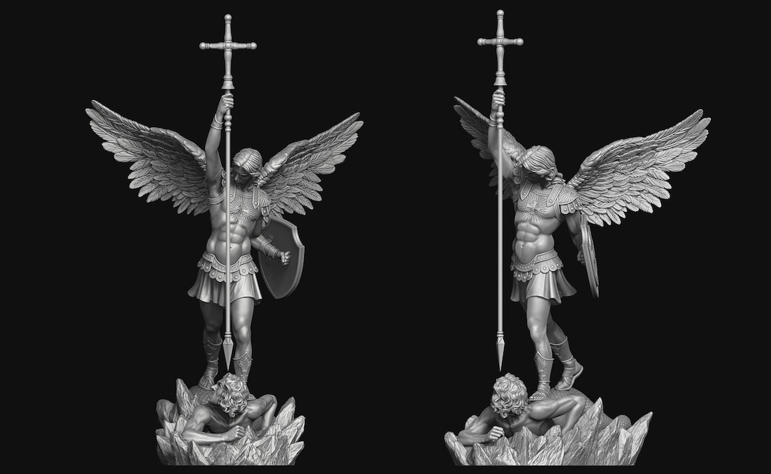 St. Michael Archangel-stl File-3d Print - Etsy
